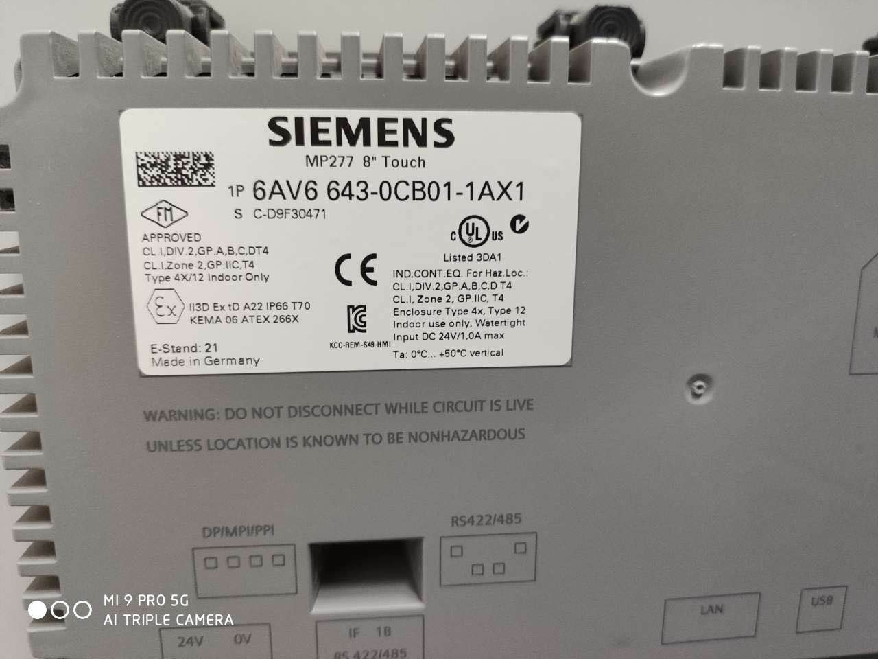 西门子HMI KTP400 Basic Color PN， 精简面板-资料下载-上海邑斯自动化科技有限公司