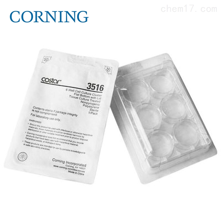 3516 Corning康宁3516独立包装6孔细胞培养板-化工仪器网